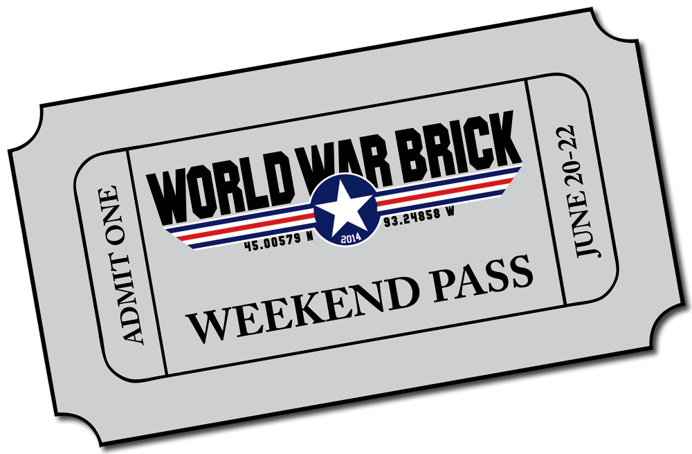 Info Page for Weekend Pass Holders | World War Brick 2025