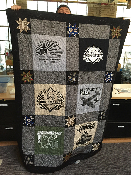 World War Brick Quilt for Benefit Auction | World War Brick 2025